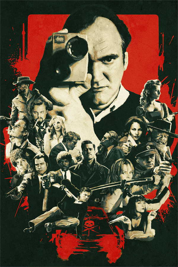 "Stylized Violence: Tarantino's Signature" Blood Red Variant by Stella ...