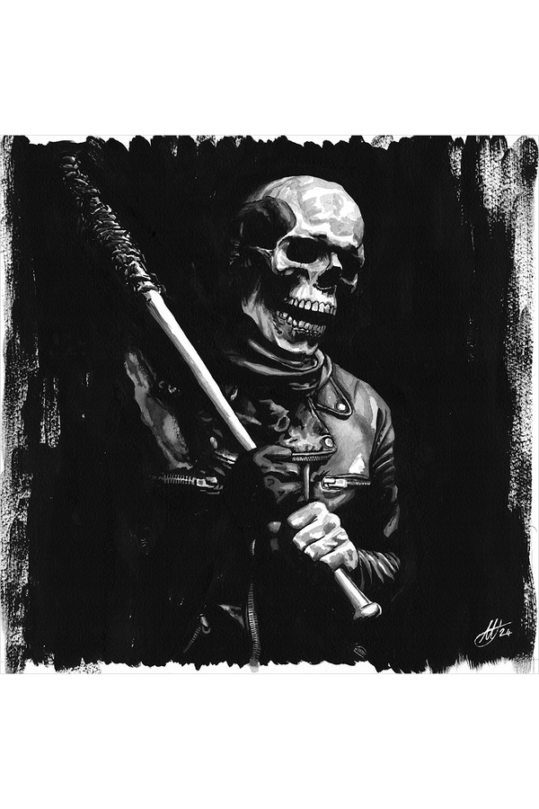 "Negan" Original by Tony Hodgkinson - Hero Complex Gallery