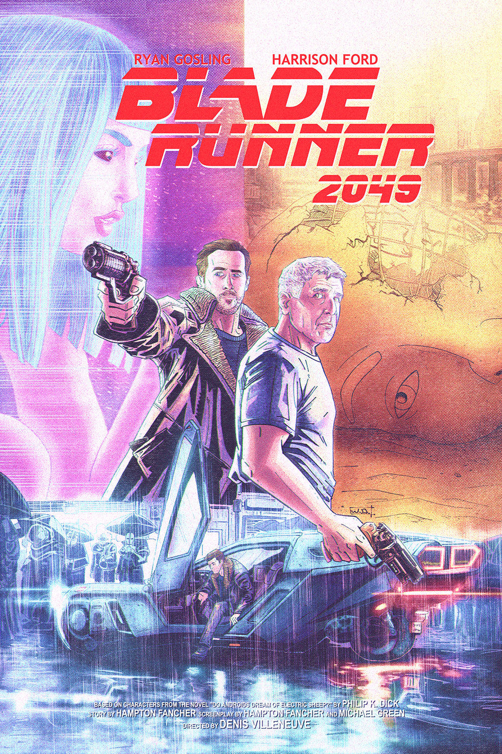 "Blade Runner 2049" by Wagner Diesel - Hero Complex Gallery