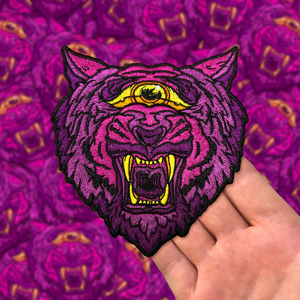 "Ultra Tiger Purple" Patch by Matthew Johnson - Hero Complex Gallery