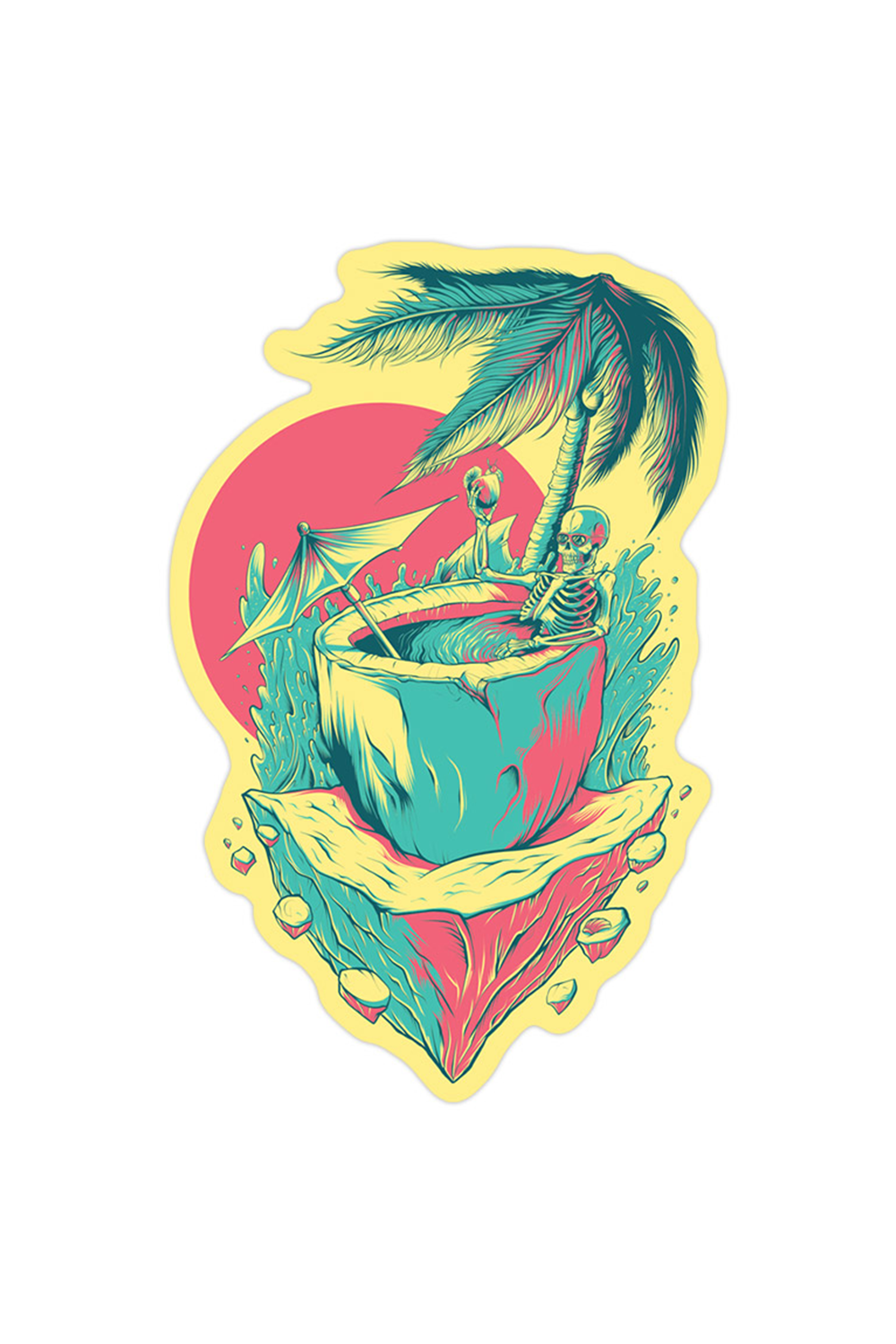 "Coco Cabana" Sticker by Matthew Johnson - Hero Complex Gallery