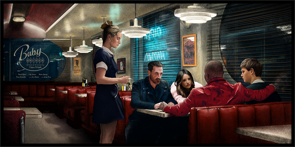 "Baby Driver" by Garbhán Grant - Hero Complex Gallery