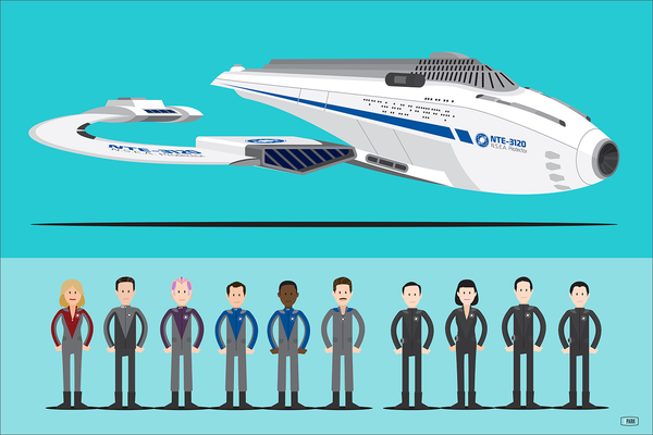 "Never give up. Never Surrender" by Scott Park - Hero Complex Gallery