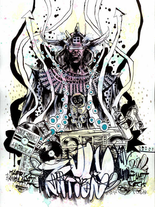 Jim Mahfood Visual Funk Art Show - Hero Complex Gallery