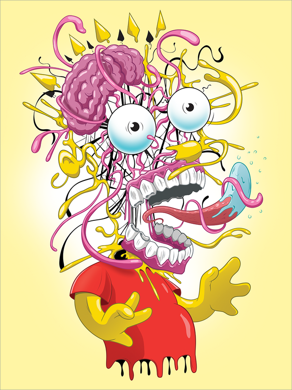 "The Bart Burst" by Alex Garcia - Hero Complex Gallery