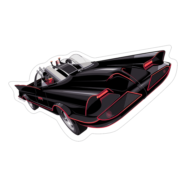 "Batmobile" Sticker by Craig Drake - Hero Complex Gallery