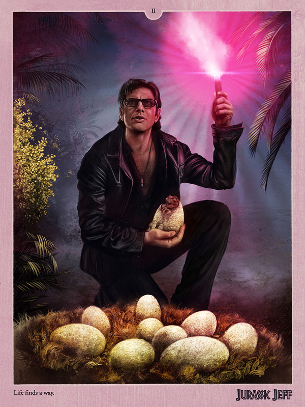 "Jurassic Jeff" by Dave Merrell - Hero Complex Gallery