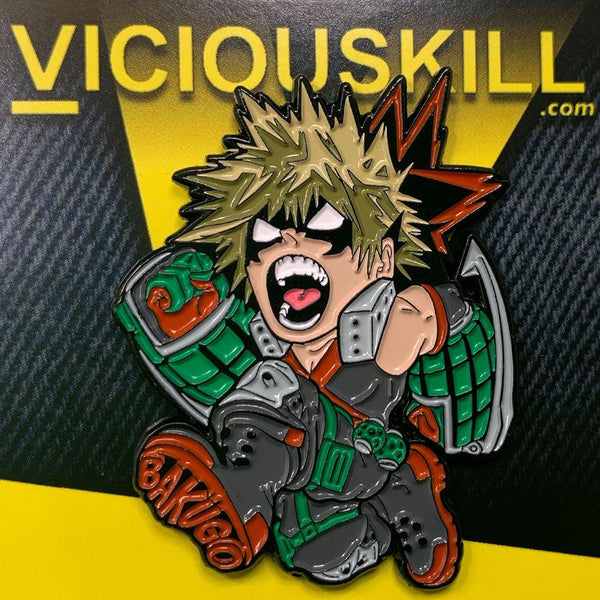 764. "Bakugo" Pin by VICIOUSKILL - Hero Complex Gallery