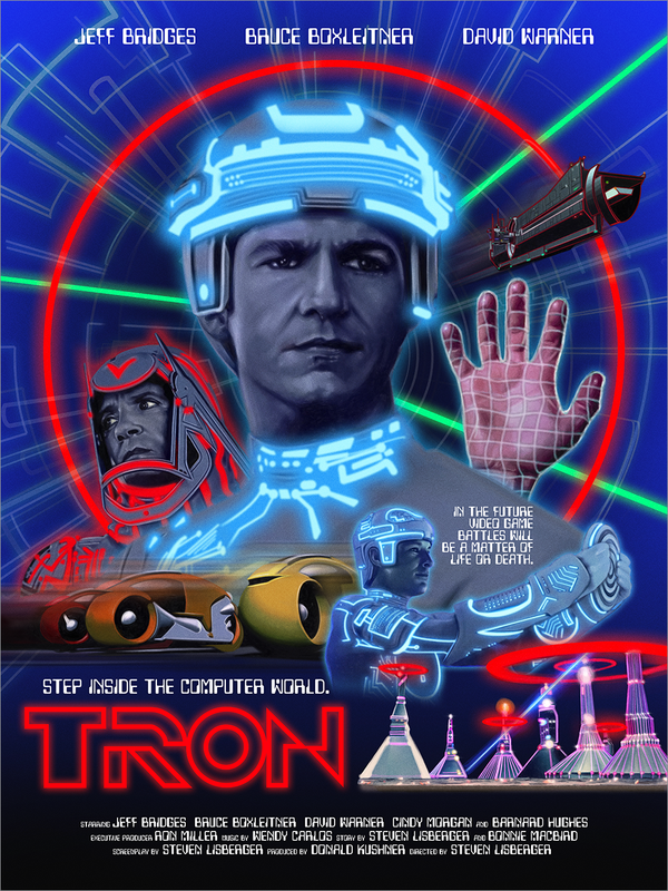 "Step Inside The Computer World!" by Gibson Graphix - Hero Complex Gallery