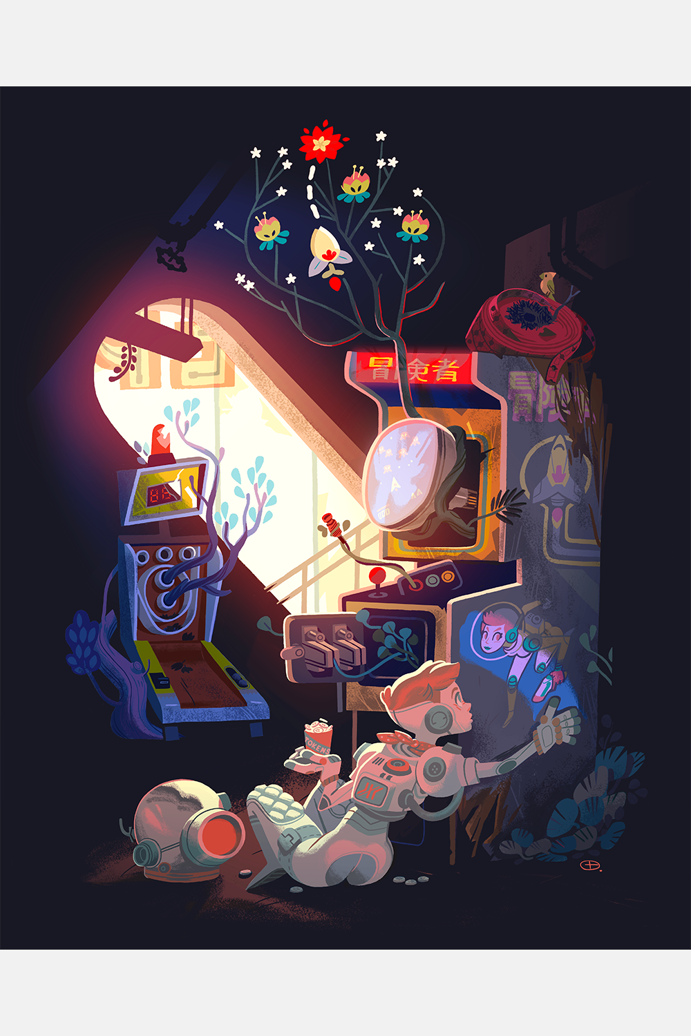 "Abandoned Arcade" by Glen Brogan - Hero Complex Gallery