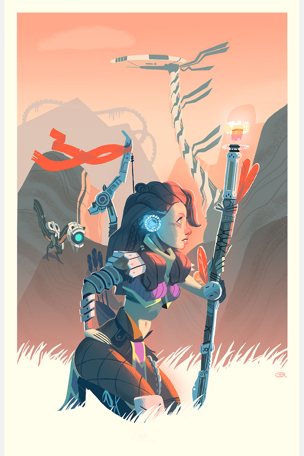 "Aloy" by Glen Brogan - Hero Complex Gallery