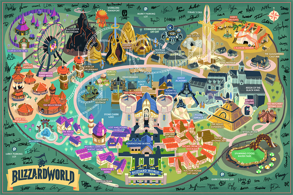 "BlizzardWorld" Large Variant (Signed by Dev Team) by Glen Brogan ...