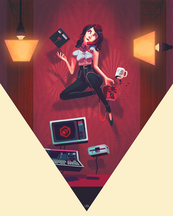 "Control" by Glen Brogan - Hero Complex Gallery