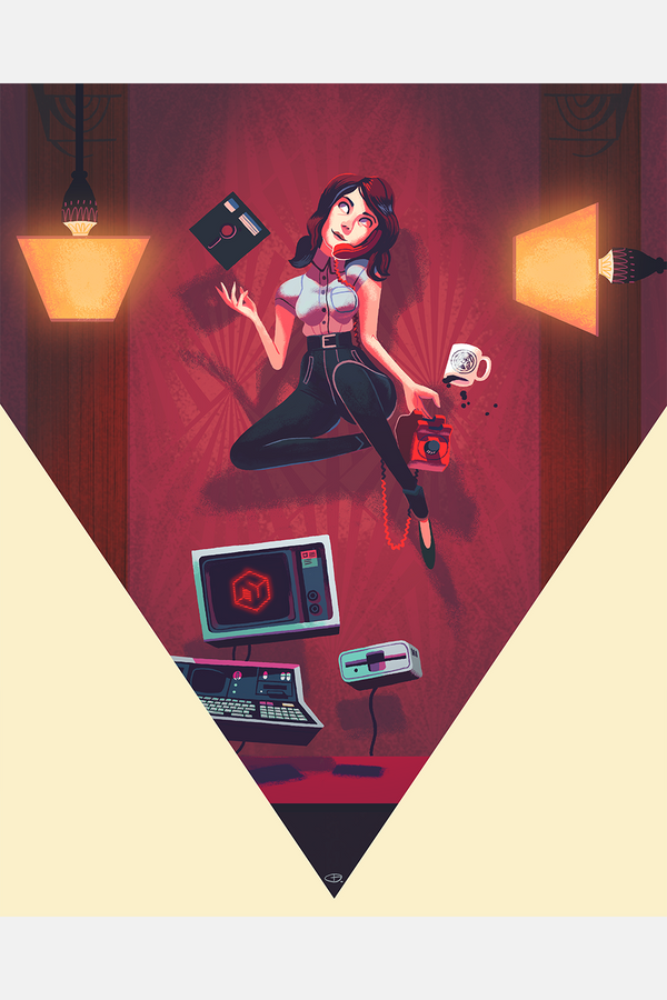 "Control" by Glen Brogan - Hero Complex Gallery