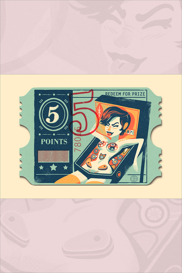 "Vintage Product Designs: Arcade Ticket" by Glen Brogan - Hero Complex ...