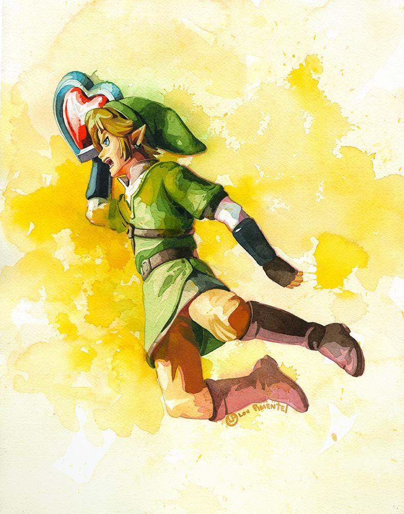 Link And Zelda Skyward Sword Fan Art