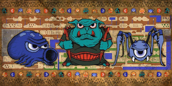 "Triple Threat" Blue Enemy Variant by Mr. The Sanders - Hero Complex ...