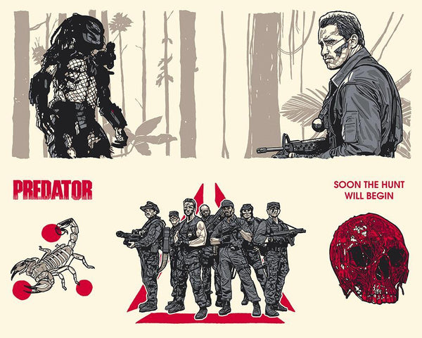 "PREDATOR" (Ages 4 and Up Series 7) Uncut Sheet by New Flesh - Hero ...