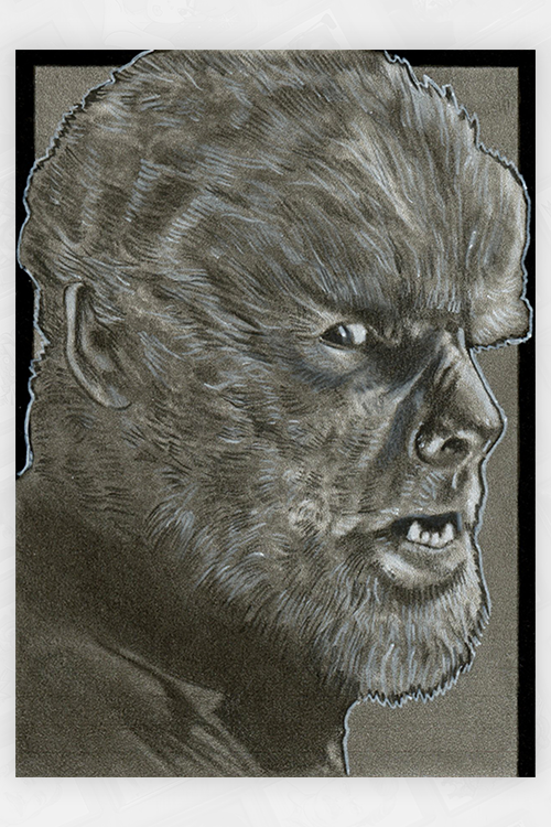 Wolfman Portrait In A Suit