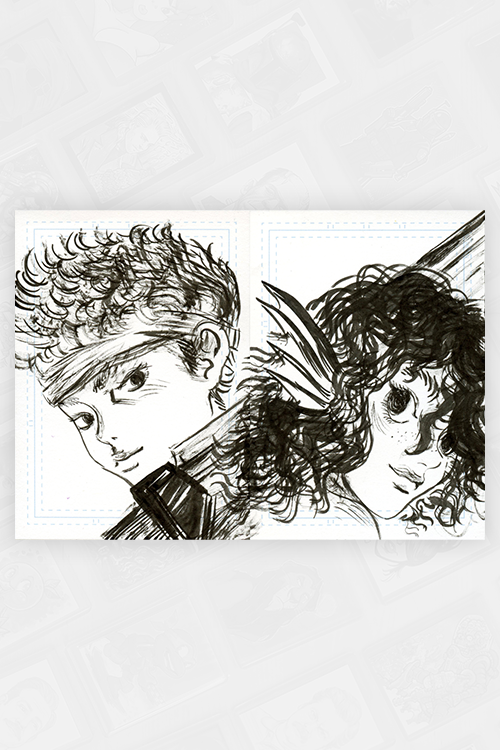 "Isidro and Isma" Diptych by Isip Xin - Hero Complex Gallery