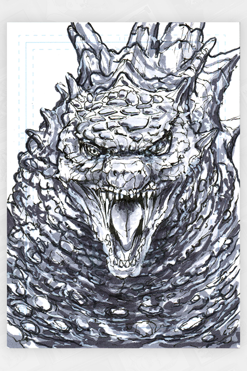 "GODZILLA 2021" by Brian Hebets - Hero Complex Gallery