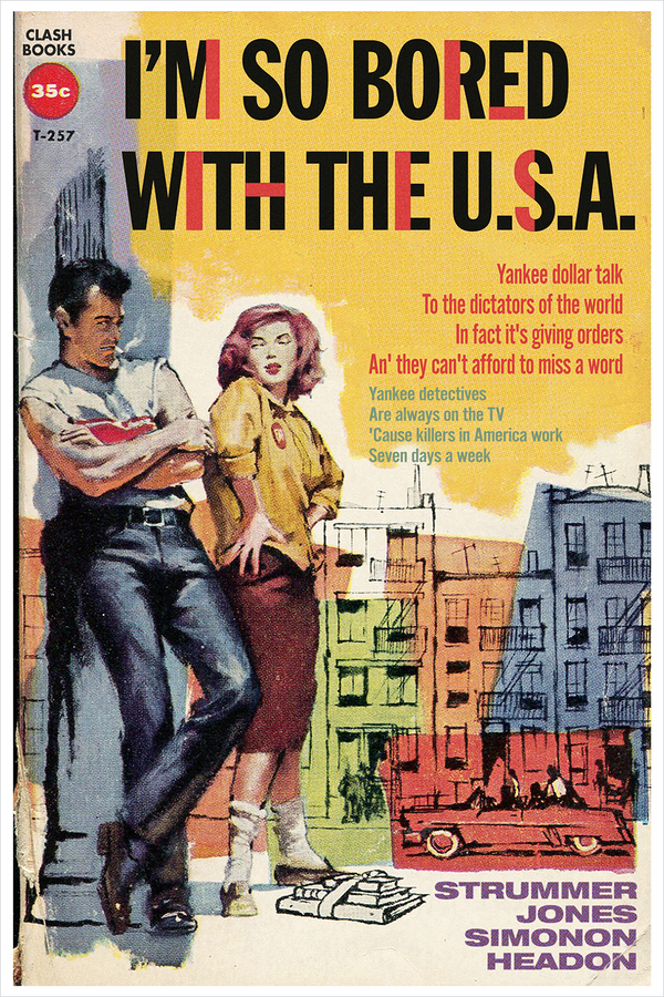 "I'm So Bored With the USA" by Todd Alcott - Hero Complex Gallery