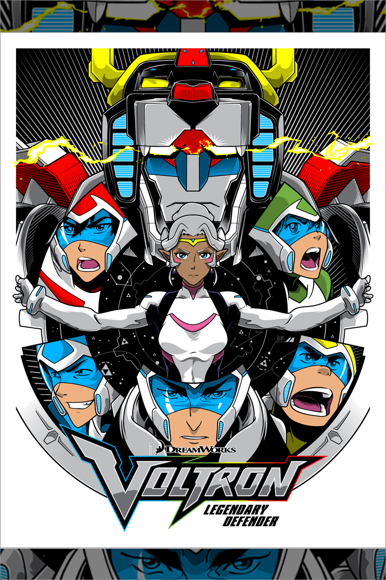 "Ready to Form Voltron" by Joshua Budich - Hero Complex Gallery