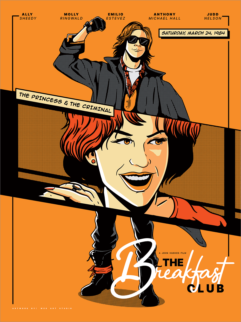 "The Princess & The Criminal" by Wes Art Studio - Hero Complex Gallery