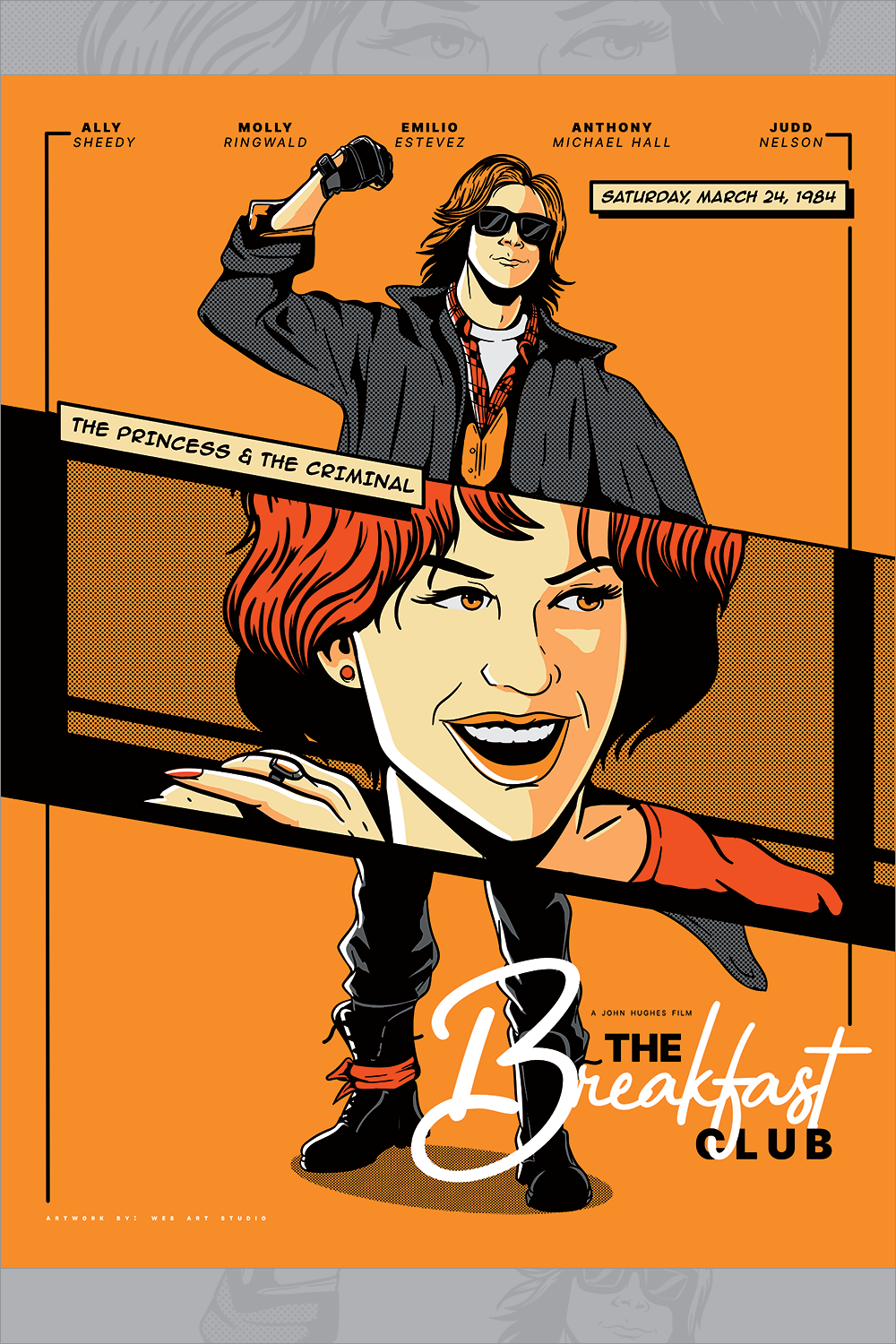 The Breakfast Club Pop Art